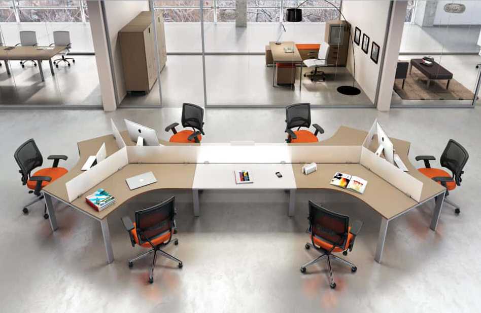 My Zone Series Benching & Workstations | Buy Rite Business Furnishings ...